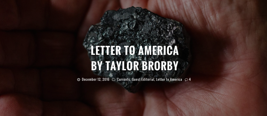 Taylor Brorby’s Letter to America: fighting the fossil fuel industry ...